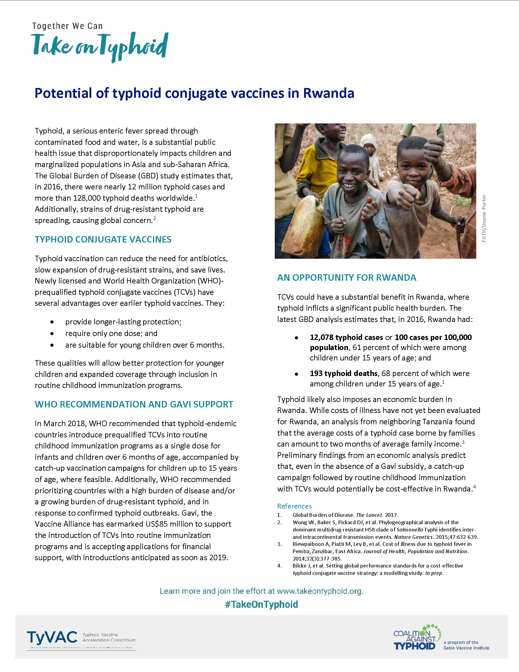 Rwanda Resources - Take on Typhoid